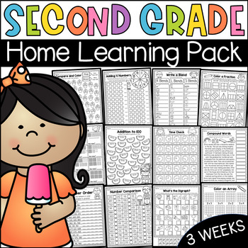 Second Grade Home Learning Pack - My Teaching Pal