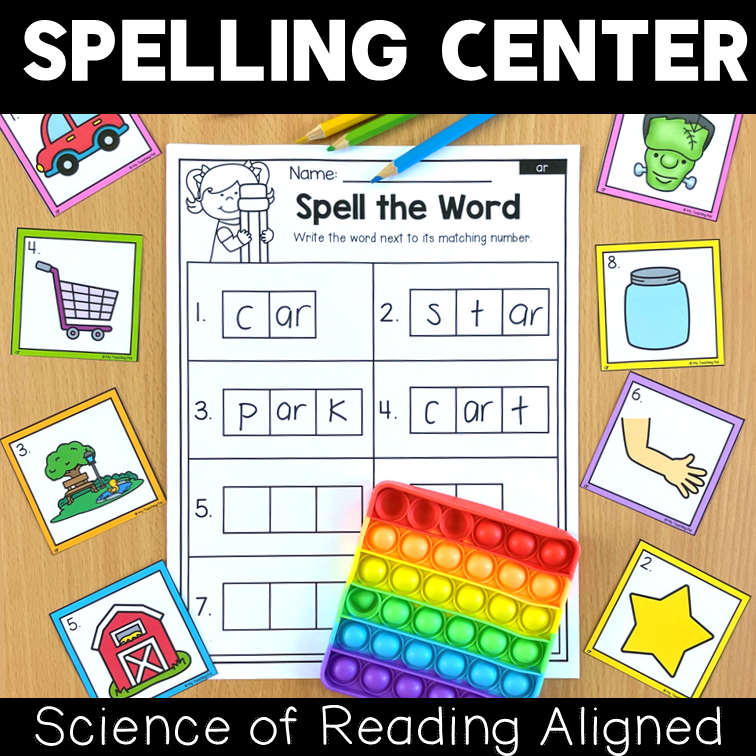 Spell the Word - Phonics Spelling Center - (Science of Reading Aligned ...