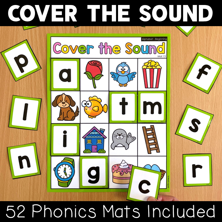 Cover The Sound - Phonics Sound Match Mats - My Teaching Pal