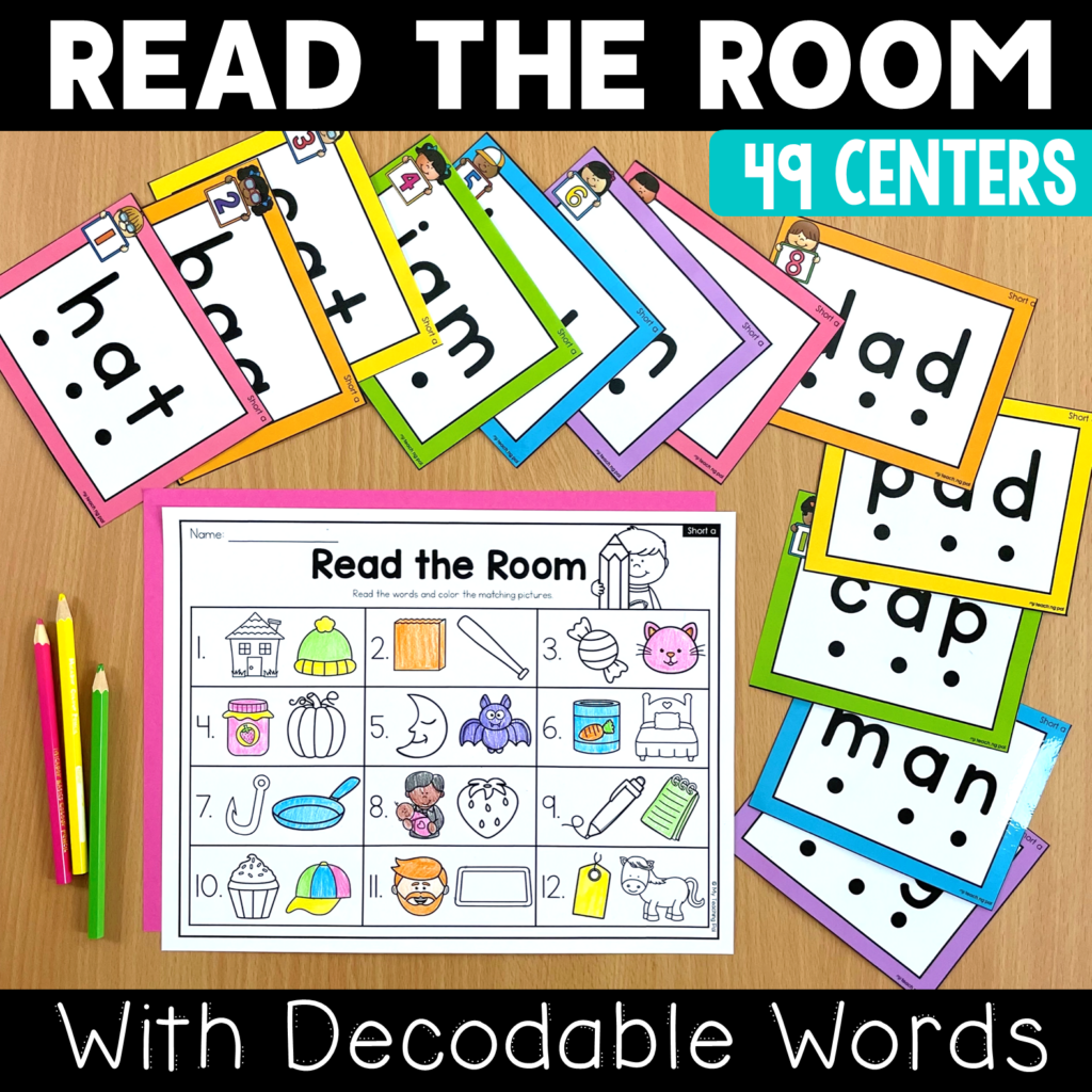 Read the Room Phonics Centers - Decodable Words - (Science of Reading ...
