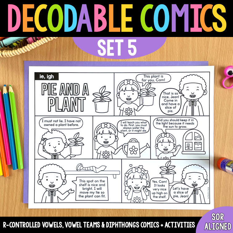 Decodable Comics - R-Controlled Vowels, Vowel Teams, Diphthongs - SoR ...